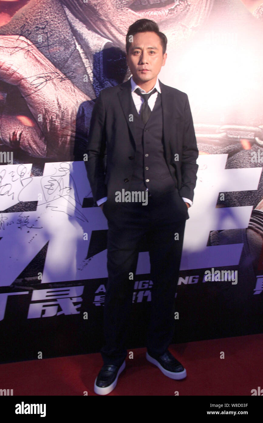 Chinese actor Liu Ye poses during the premiere for his new movie ...