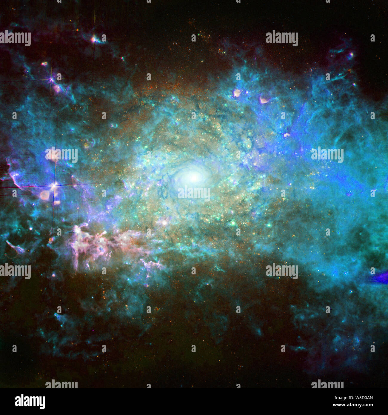 Nebula, starfield, cluster of stars in outer space. Beauty of endless ...