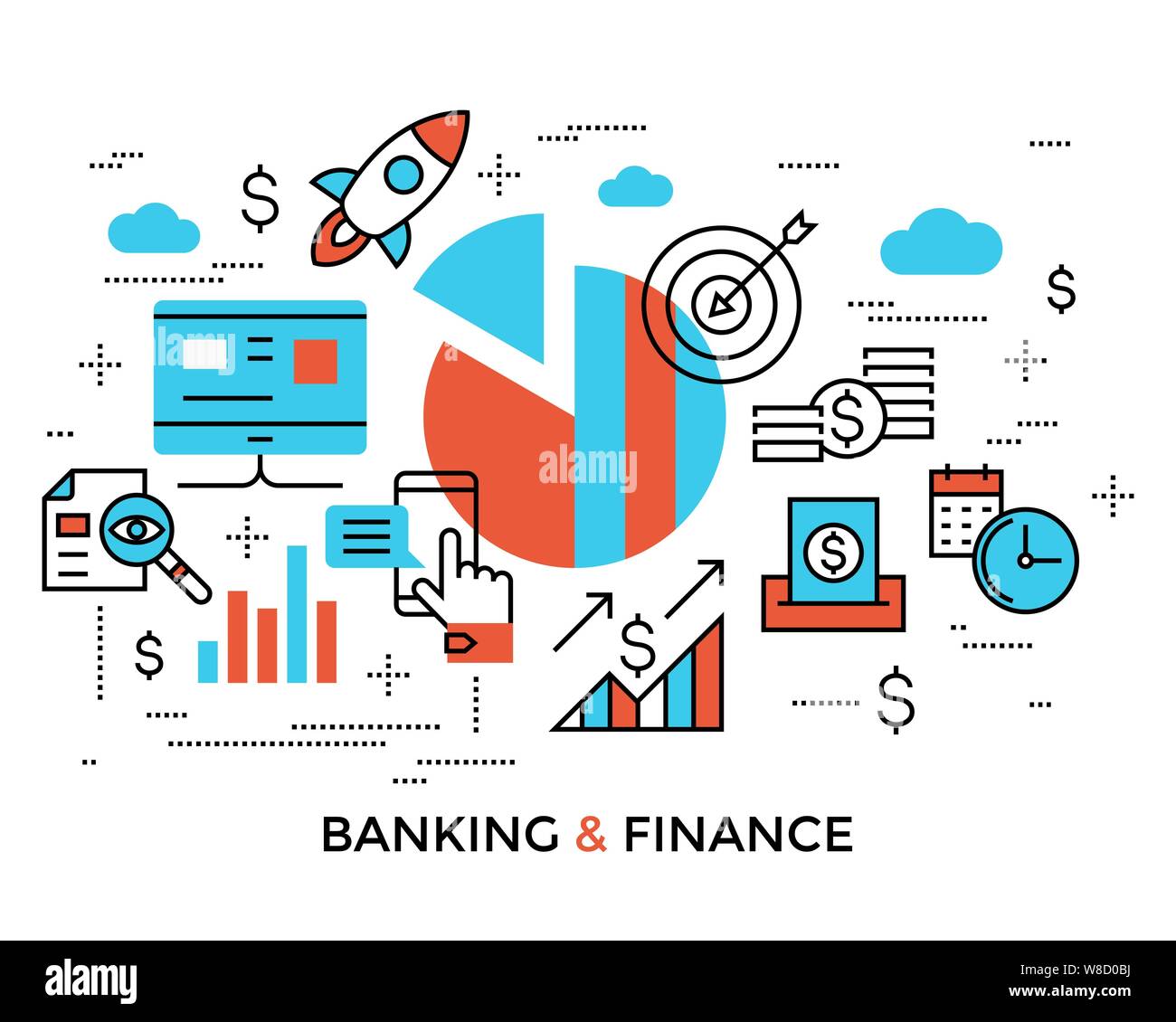 Financial Background Vector