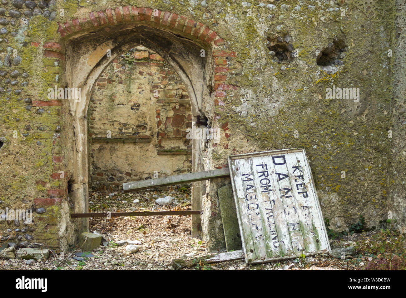 Sign fallen over hi-res stock photography and images - Alamy
