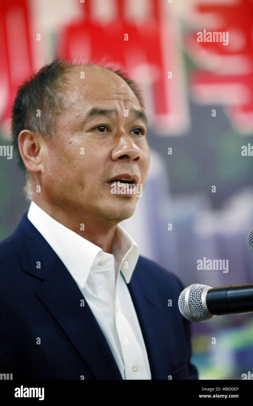 Former Olympic gymanstics champion Li Ning, chairman of Li Ning Co. and ...