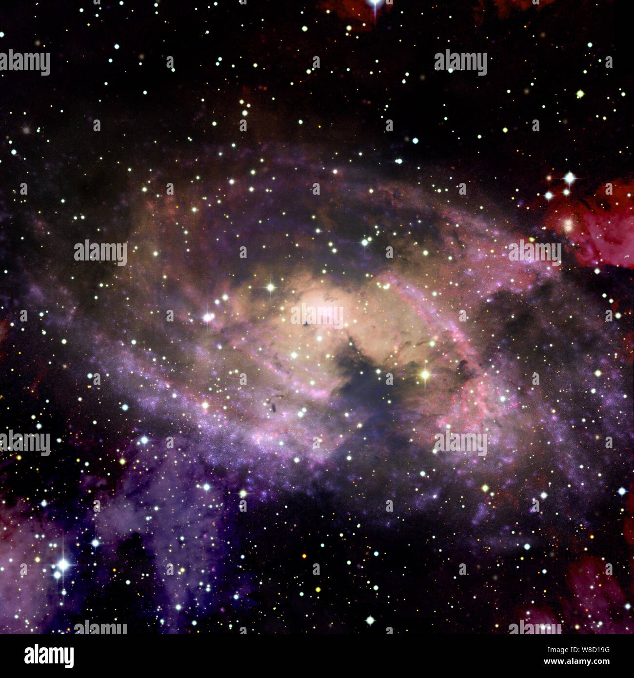 Nebula in outer space. Gas and dust clouds. Elements of this image ...