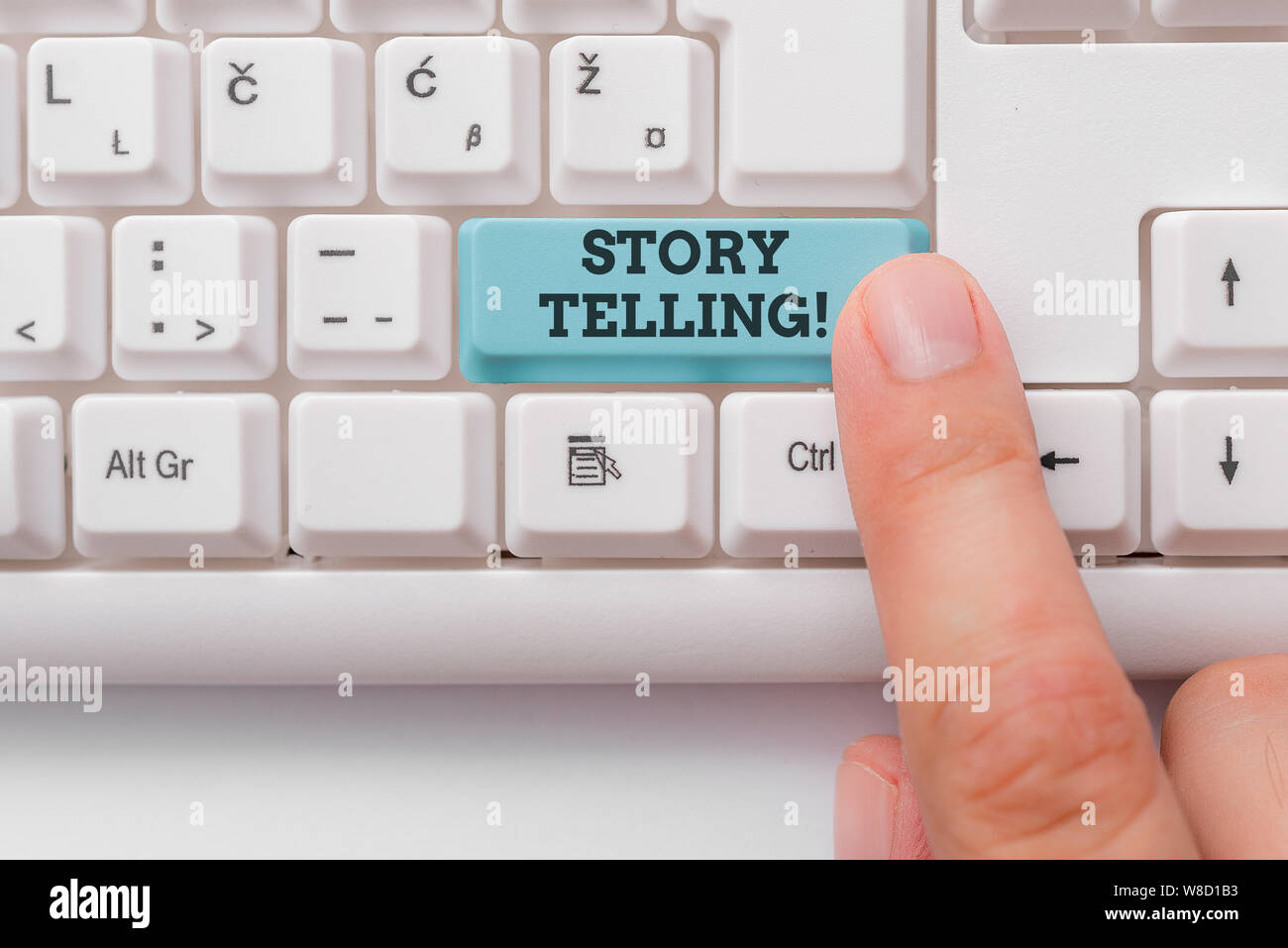 Text sign showing Storytelling. Business photo text activity writing ...