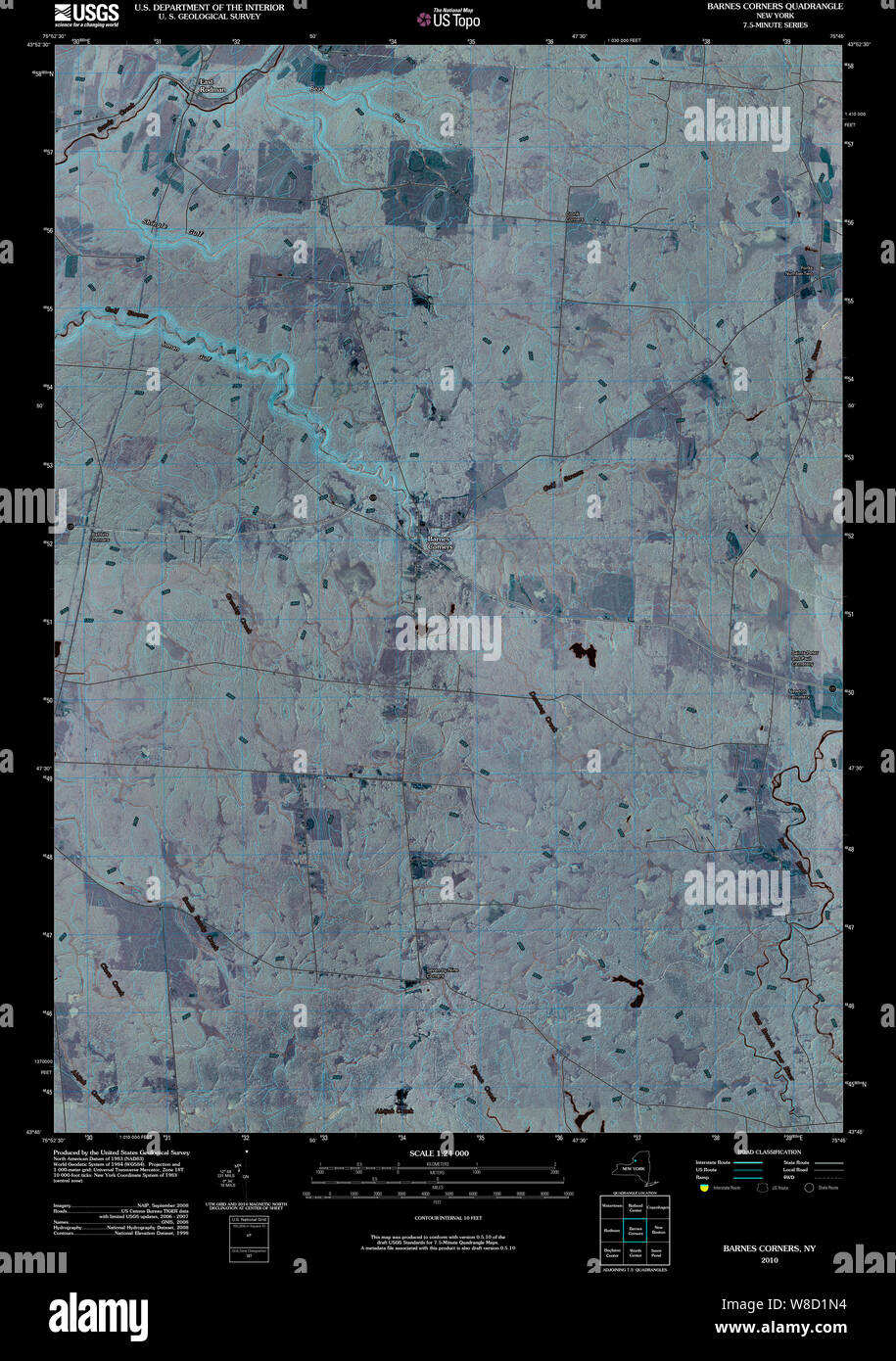 Geospatial data map hi-res stock photography and images - Alamy