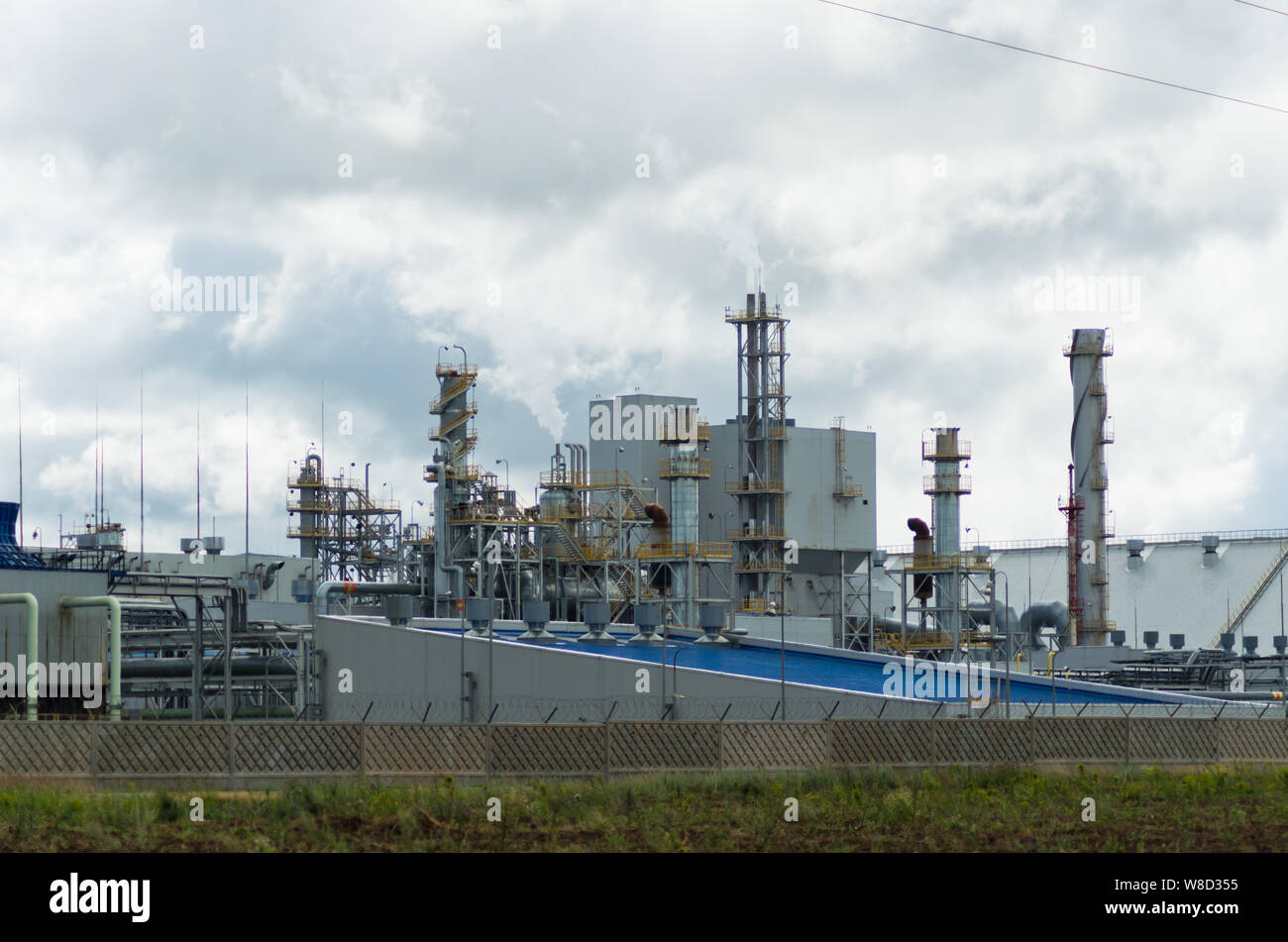 industrial factory and smoke from production Stock Photo - Alamy