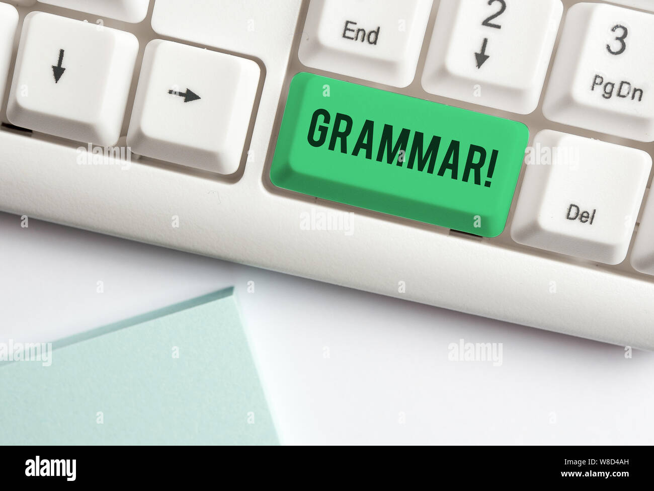 Conceptual hand writing showing Grammar. Concept meaning whole system ...