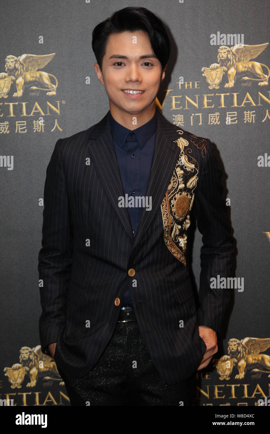 Hong Kong singer Hins Cheung attends the concert for the 15th ...