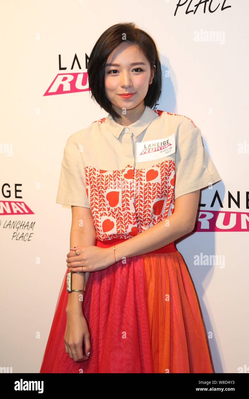 Hong Kong singer and actress Heidi Lee poses as she arrives for a ...