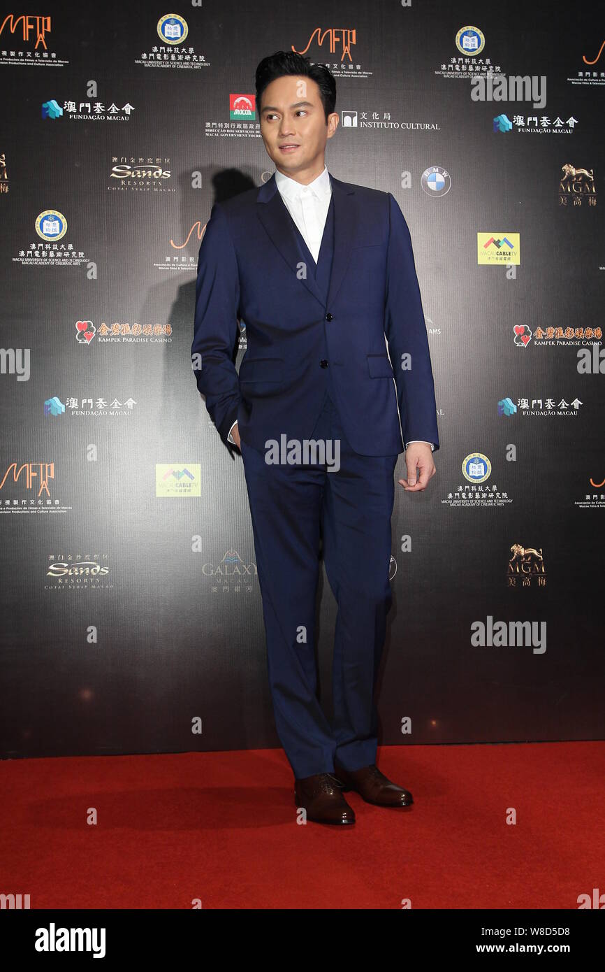 Hong Kong actor Julian Cheung poses at the opening ceremony for the ...