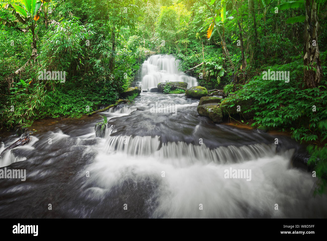 "Man dang" waterfall in Phu hin rong kra national park,Phitsanulok ...