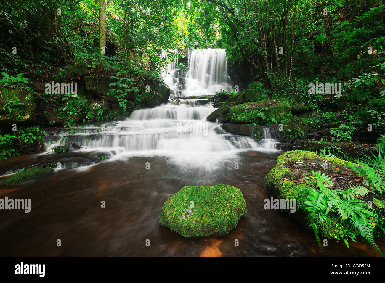 "Man dang" waterfall in Phu hin rong kra national park,Phitsanulok ...