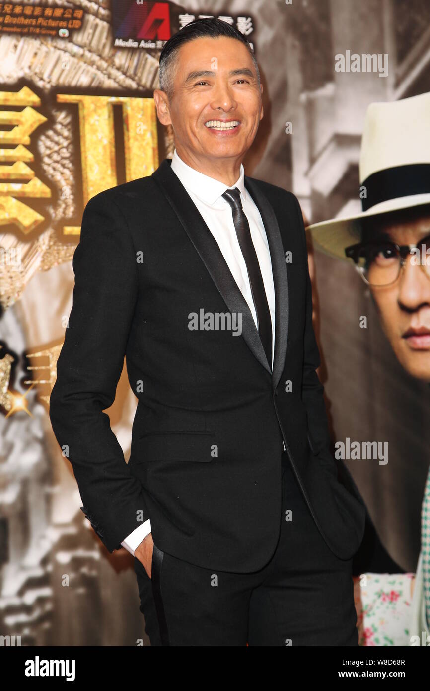 Hong Kong actor Chow Yun-fat smiles during the premiere for his movie ...