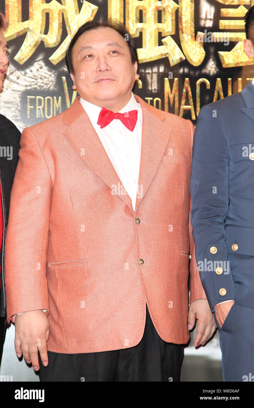 Hong Kong director Wong Jing attends the premiere for his movie "From ...