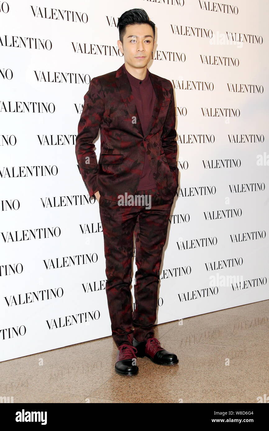 Hong Kong singer Pakho Chau poses as he arrives for the opening ...