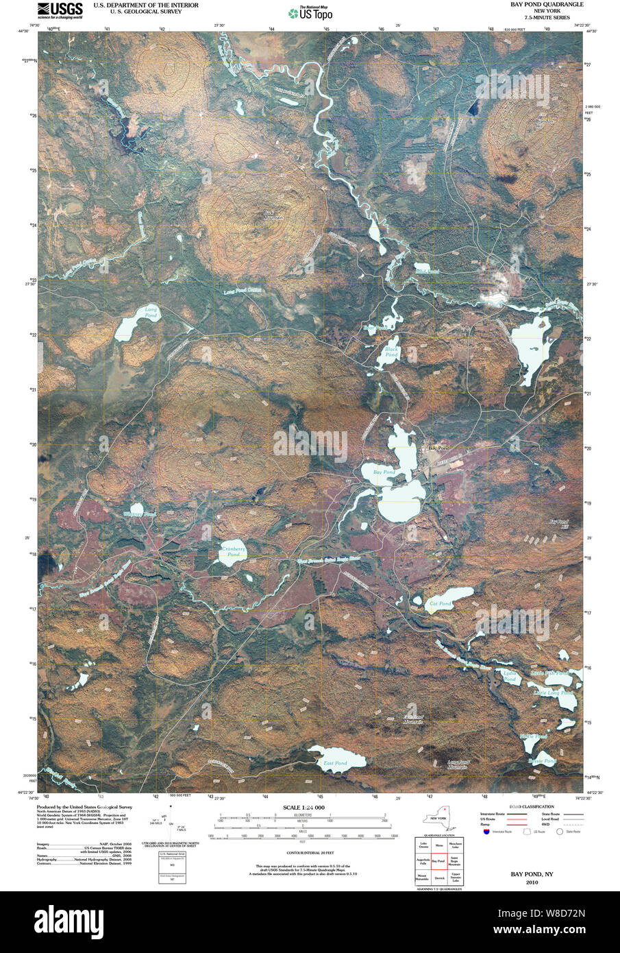 This image map depicts geographic features on the surface of the earth ...