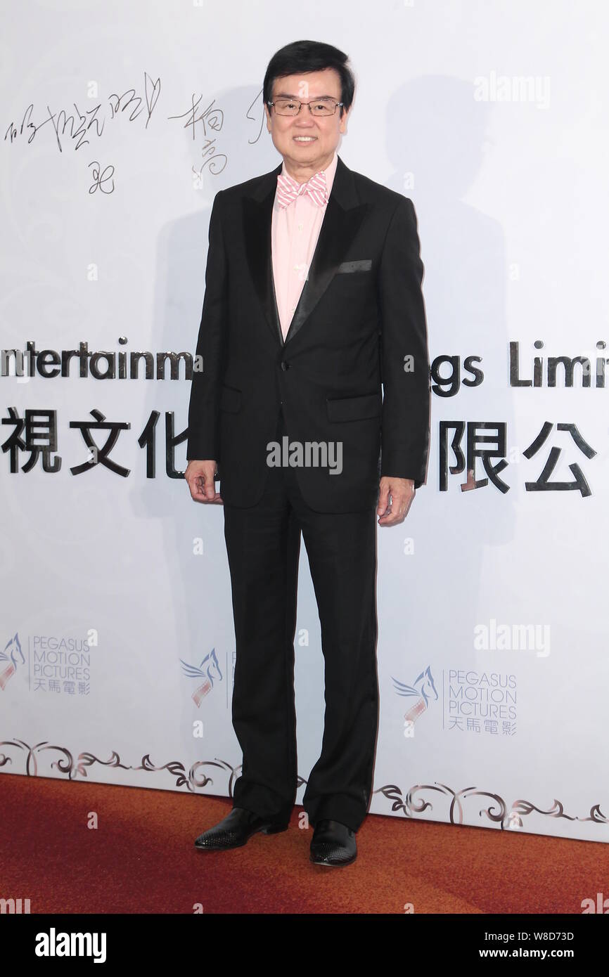 Hong Kong director and actor Raymond Wong Pak-ming poses during a party ...