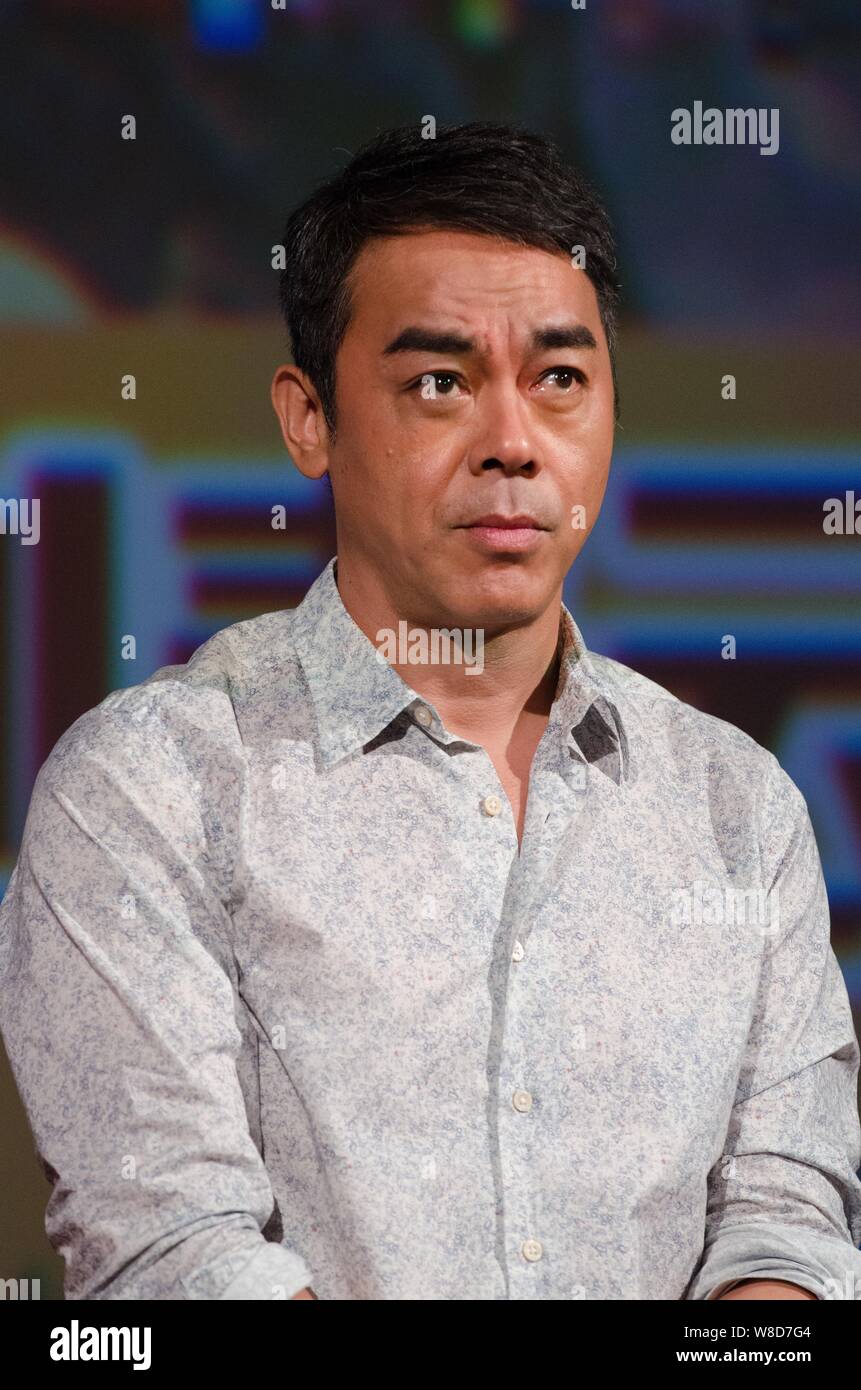 Hong Kong actor Sean Lau attends a promotional event for his new movie ...