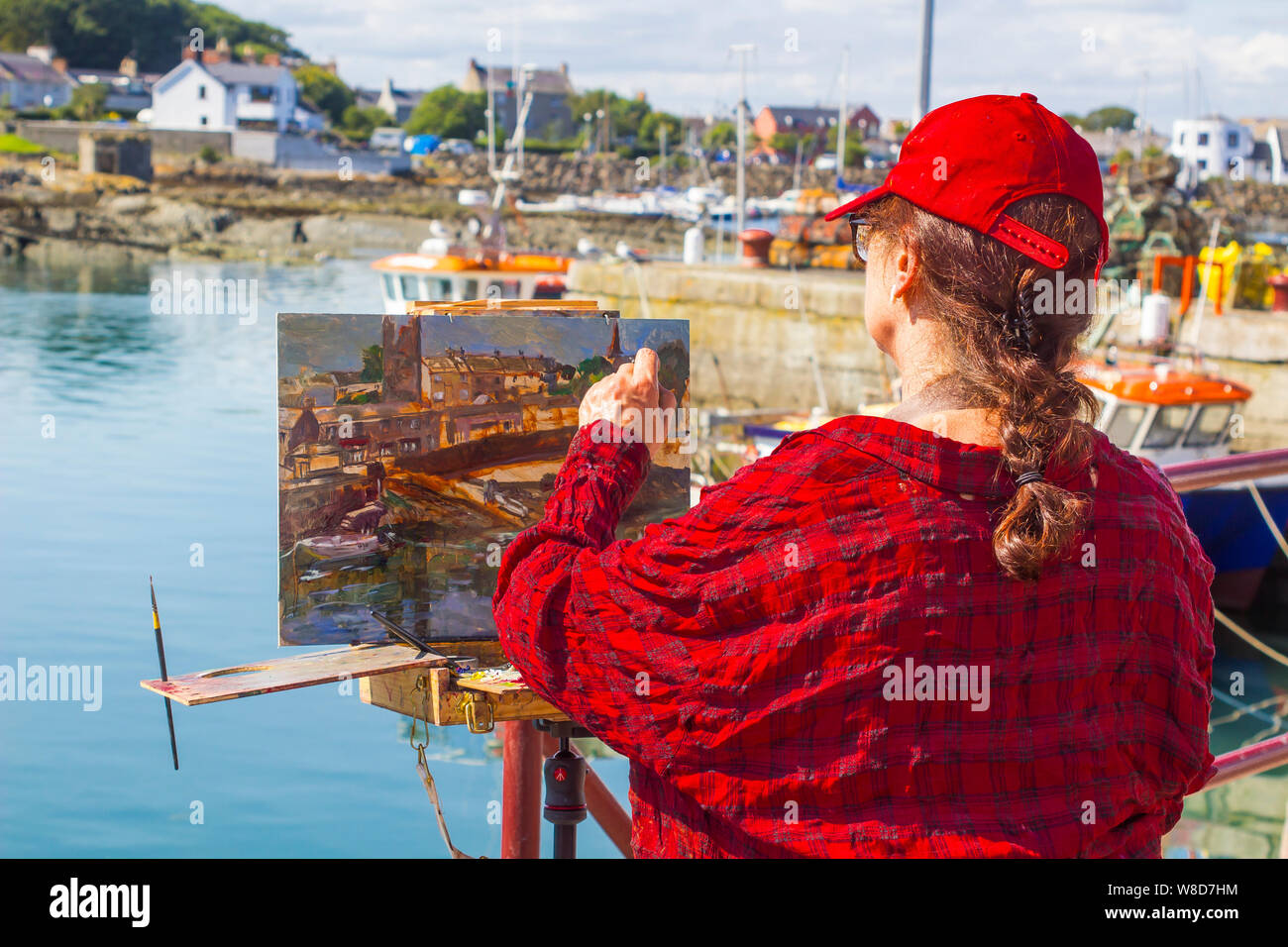 Left handed painter hi-res stock photography and images - Alamy
