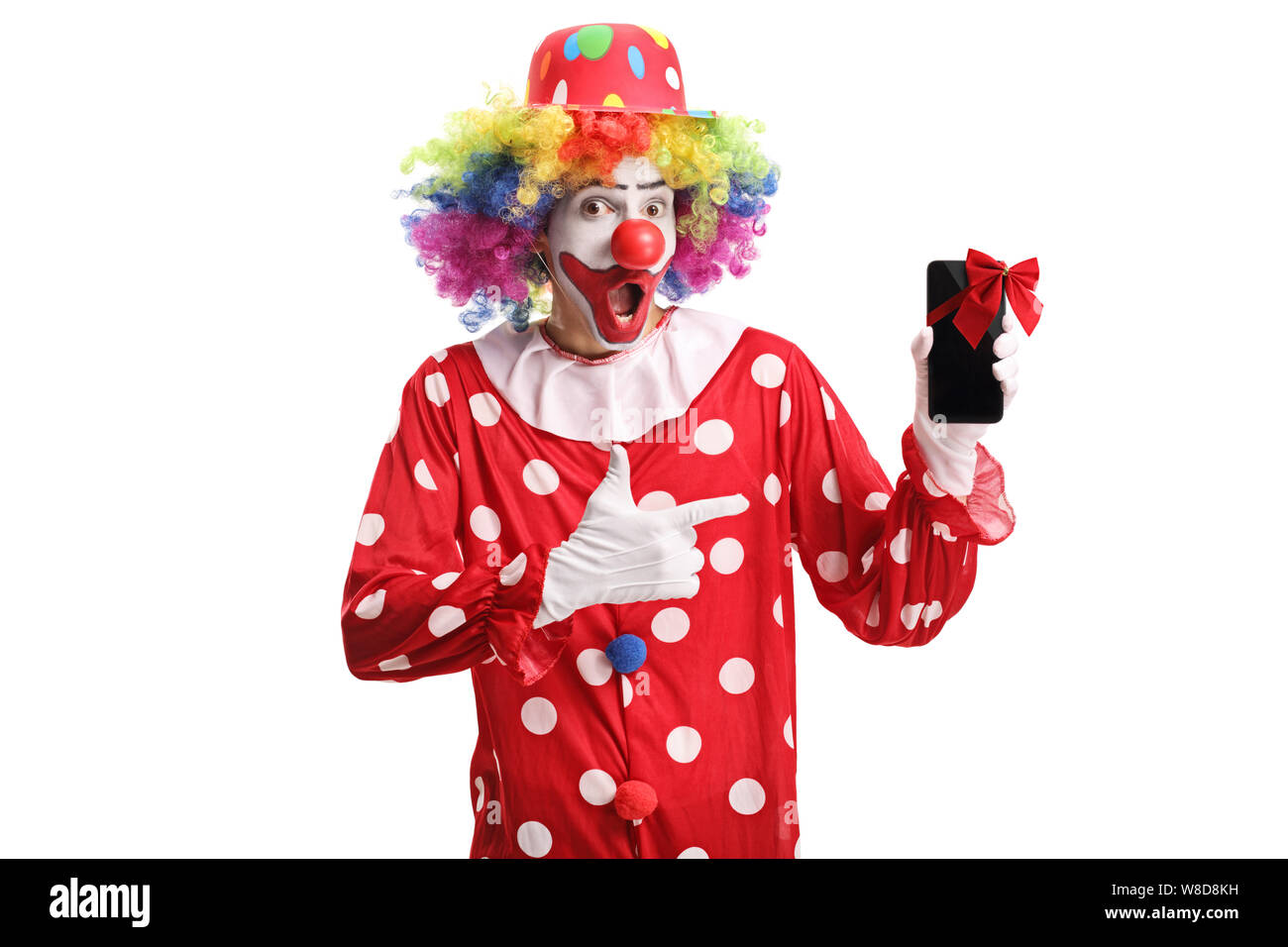 Clown phone hi-res stock photography and images - Alamy