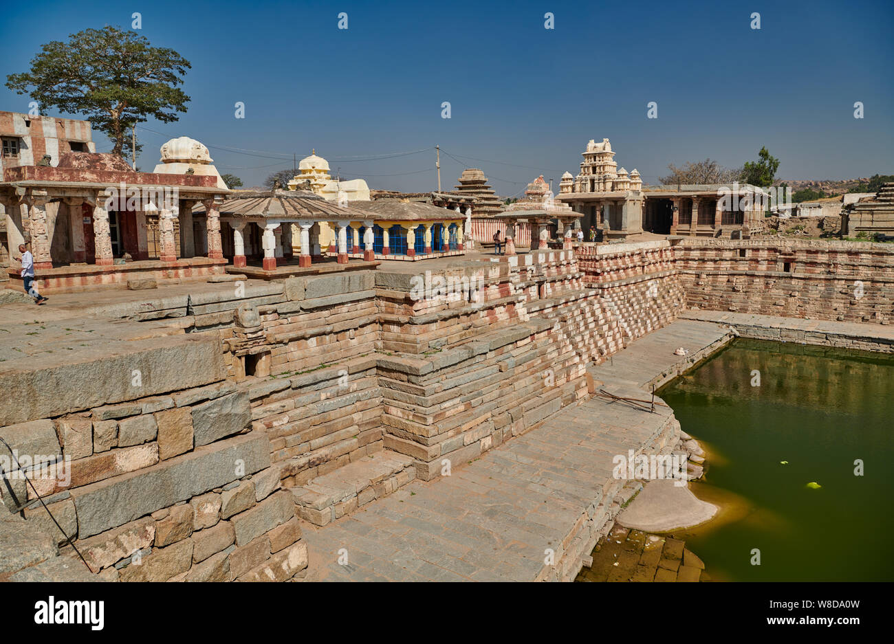Manmatha Tank at Virupaksha Temple, Hampi, UNESCO world heritge site ...