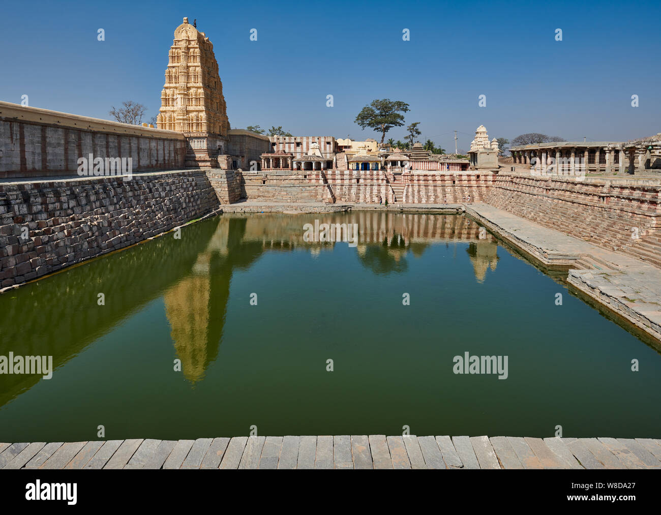 Manmatha Tank at Virupaksha Temple, Hampi, UNESCO world heritge site ...