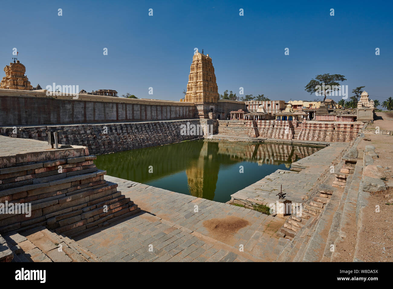 Manmatha Tank at Virupaksha Temple, Hampi, UNESCO world heritge site ...