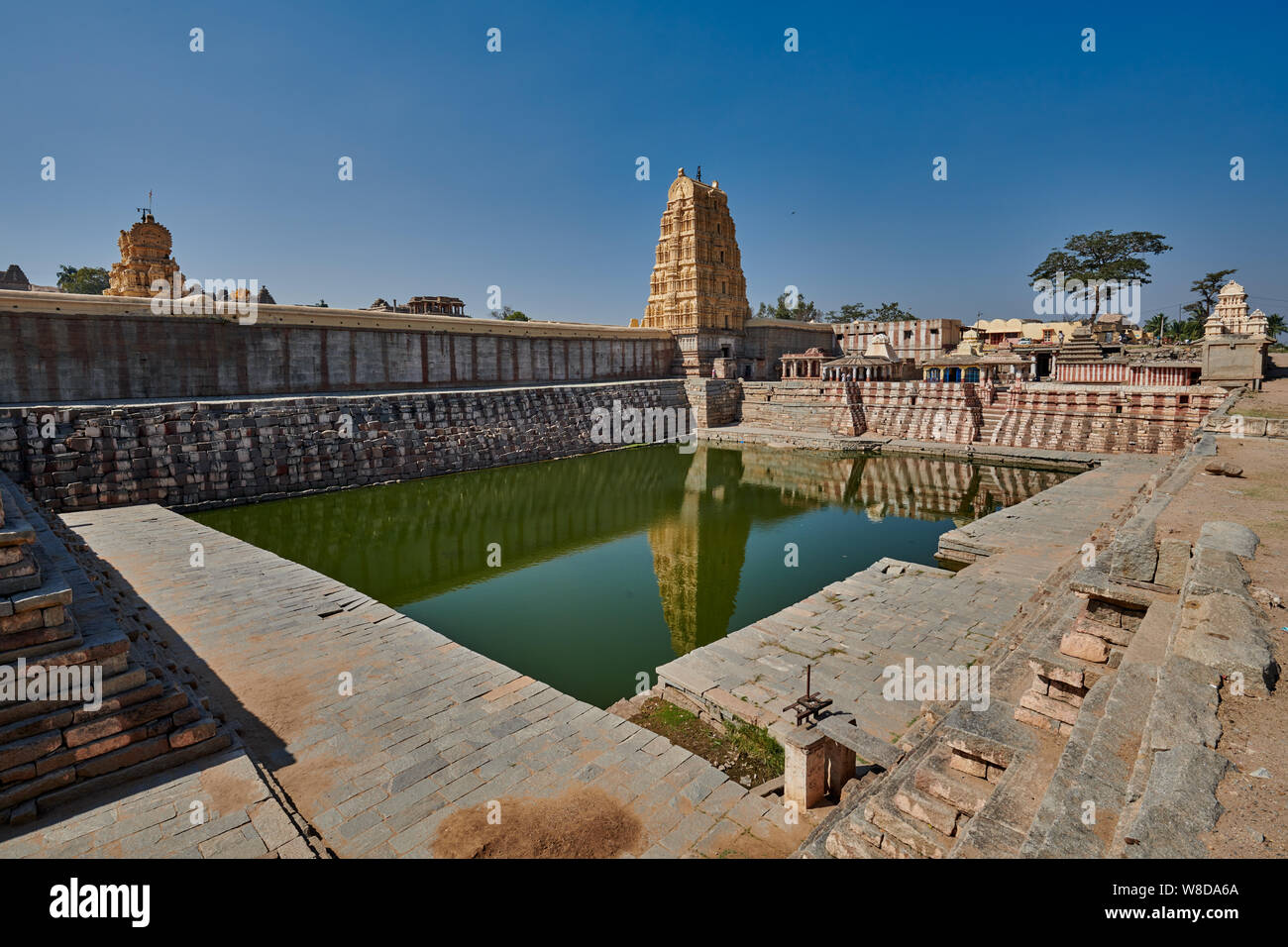 Manmatha Tank at Virupaksha Temple, Hampi, UNESCO world heritge site ...