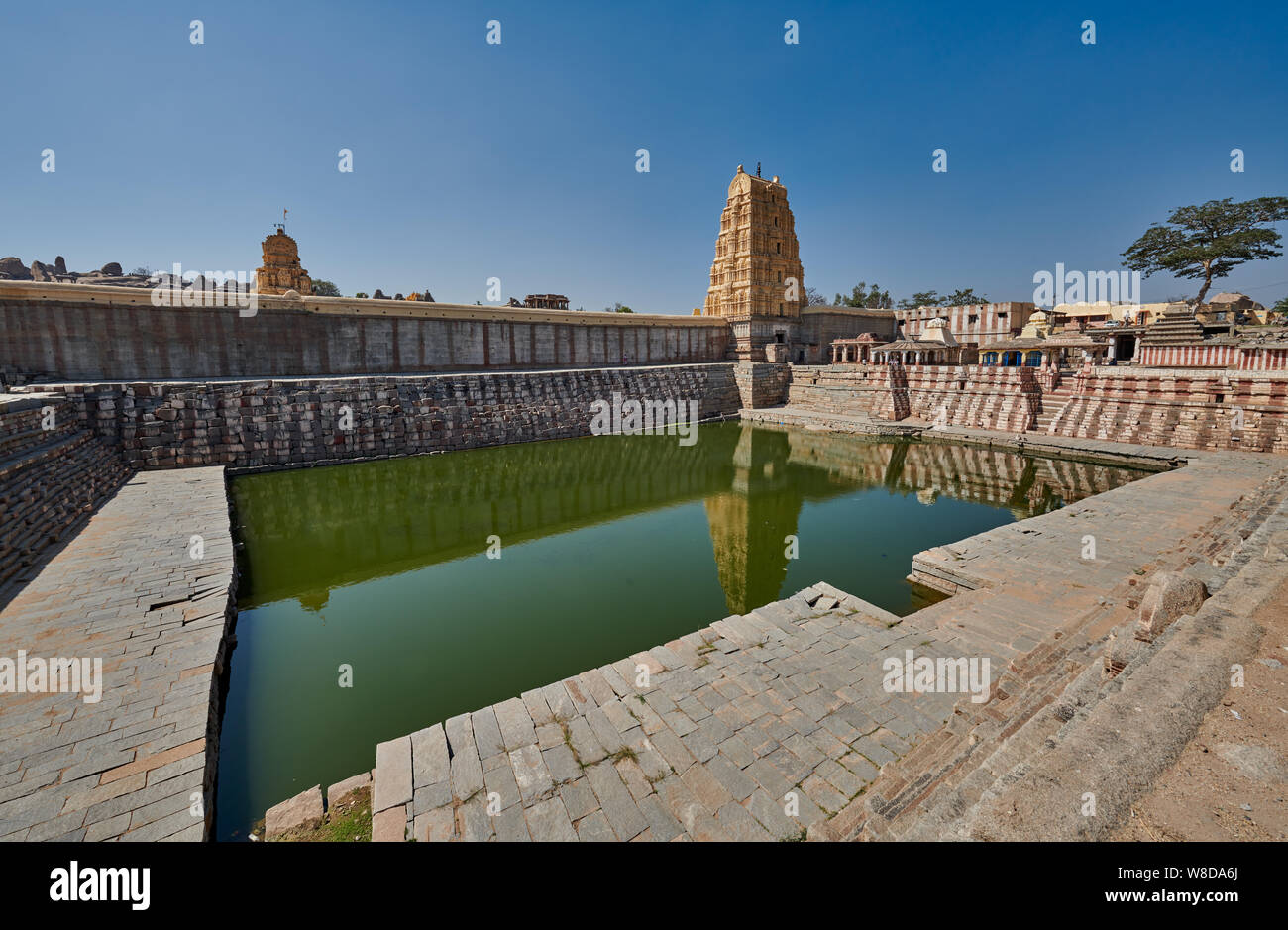Manmatha Tank at Virupaksha Temple, Hampi, UNESCO world heritge site ...