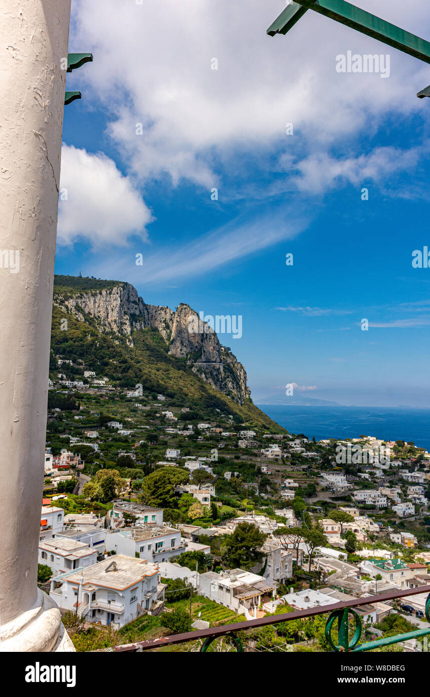 Italy, Capri, view from Piazza Umberto Stock Photo - Alamy