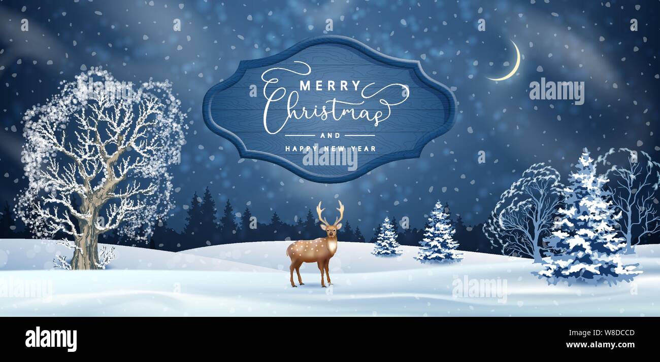 Christmas tree wooden rustic Stock Vector Images - Alamy