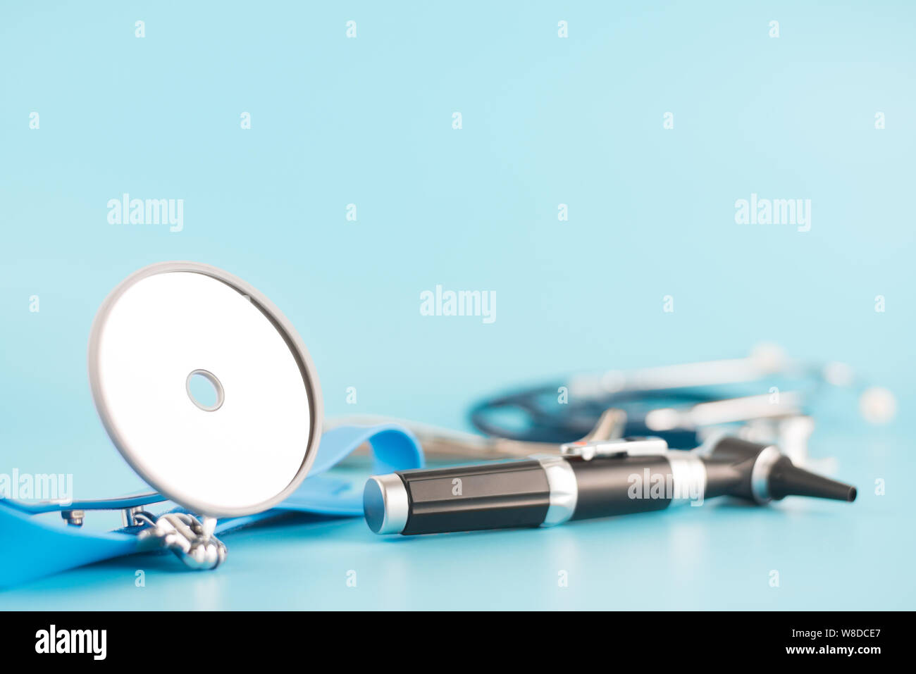 Instrument for check ear nose throat by ENT doctor Stock Photo - Alamy