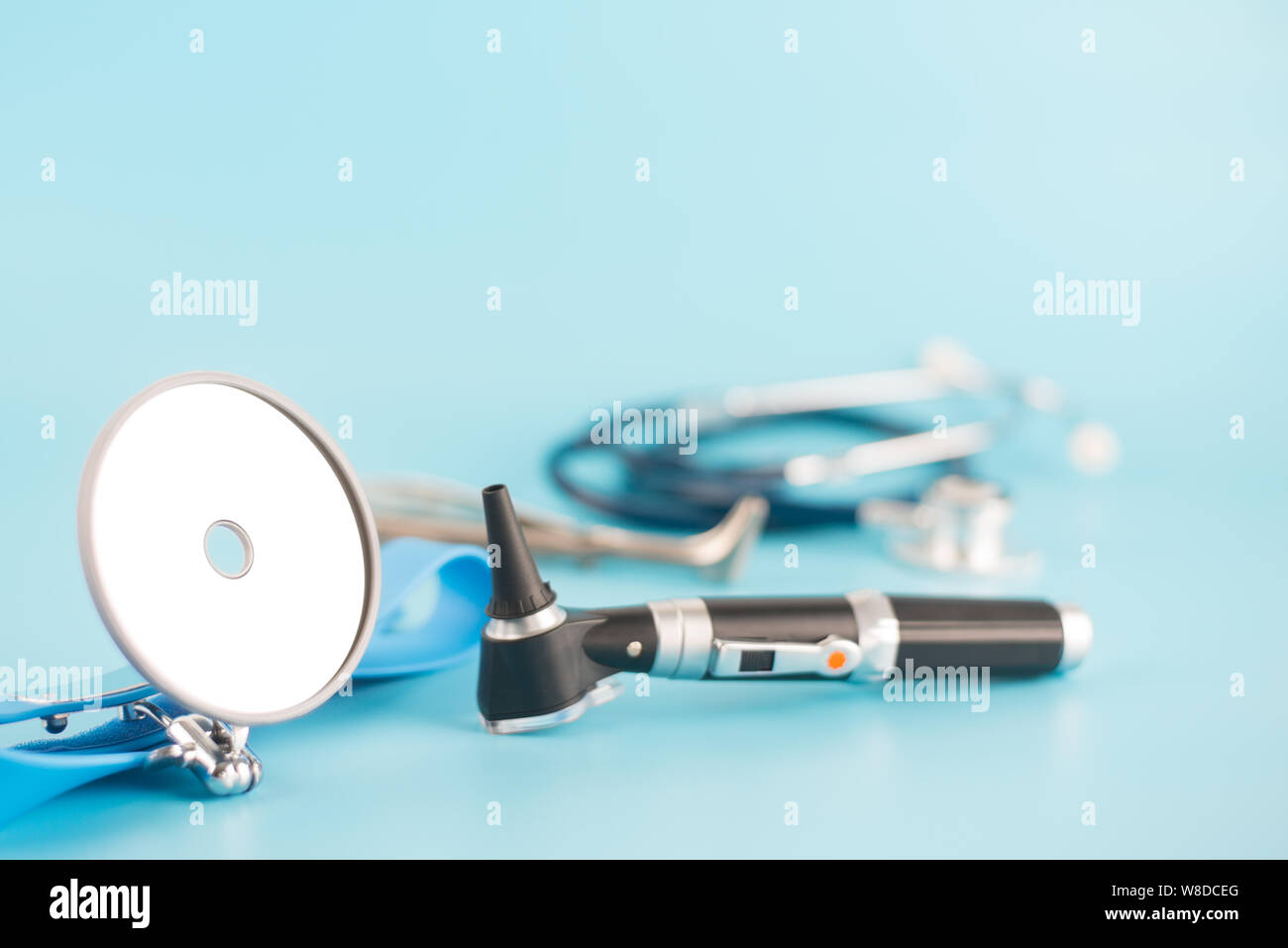 Instrument for check ear nose throat by ENT doctor Stock Photo - Alamy