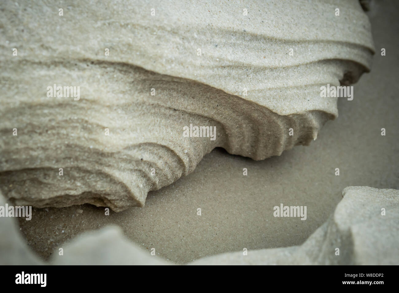 Sand Pattern on the beach Stock Photo - Alamy