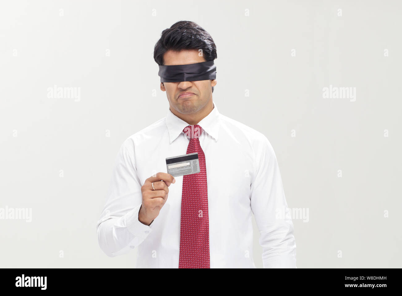 Blindfold money hi-res stock photography and images - Alamy