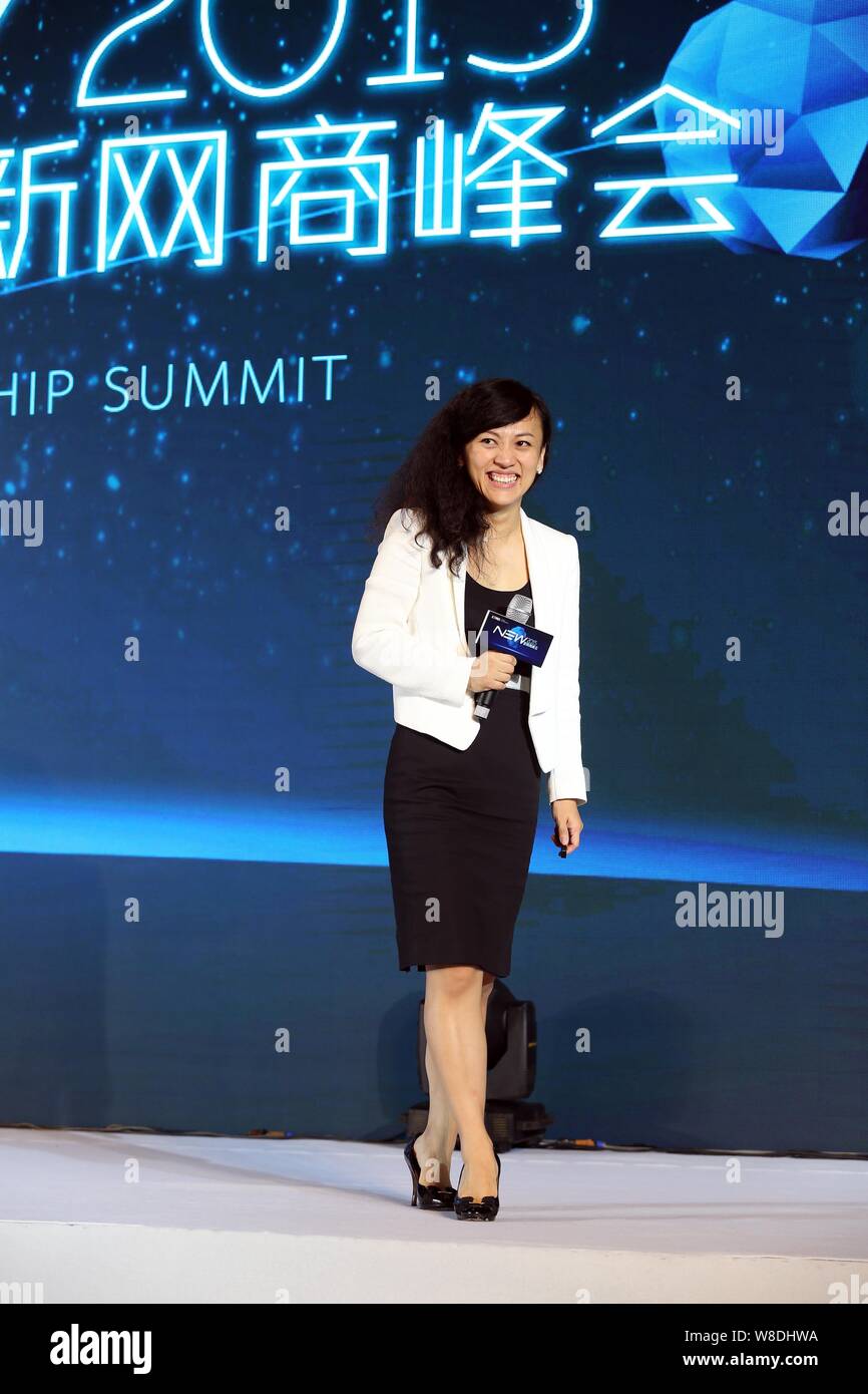 Liu Qing, President of taxi-hailing app Didi Dache and daughter of ...