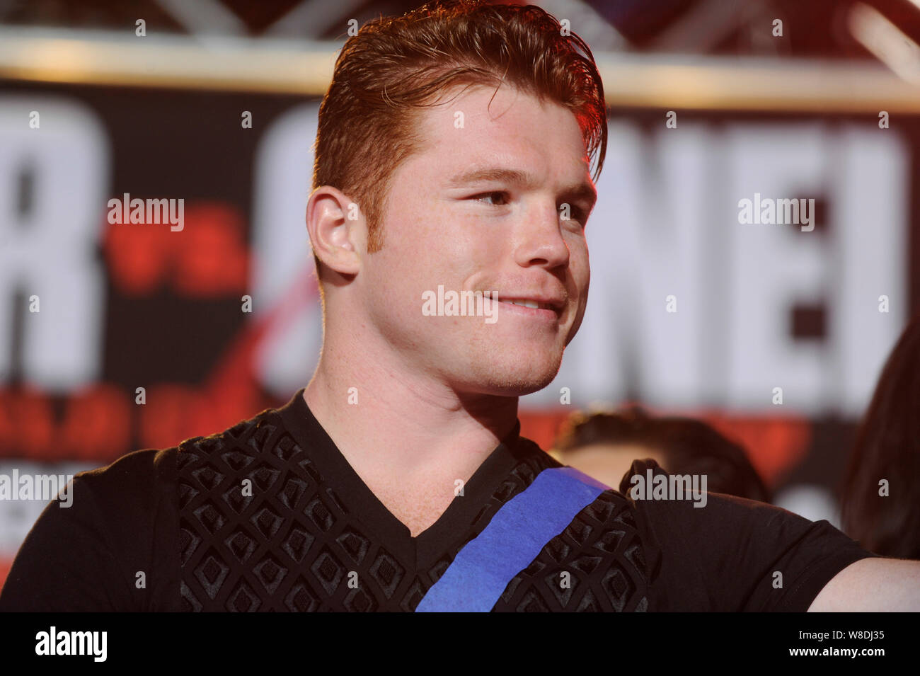 Boxer Saul "Canelo" Alvarez attends The ONE press confrence at L.A ...