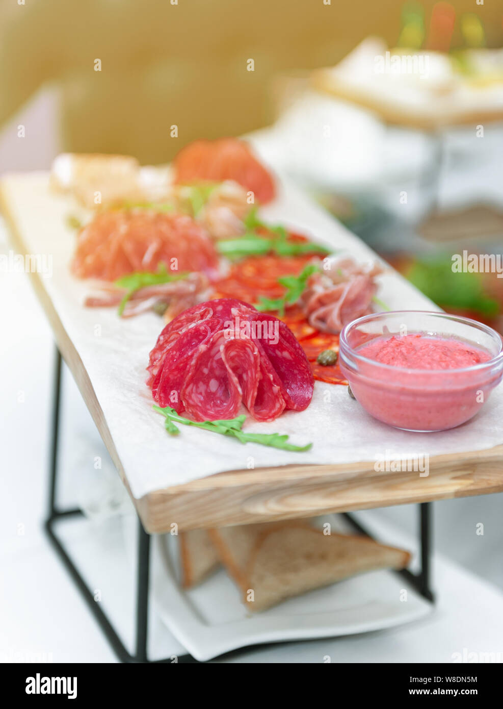 Chorizo stand hi-res stock photography and images - Alamy