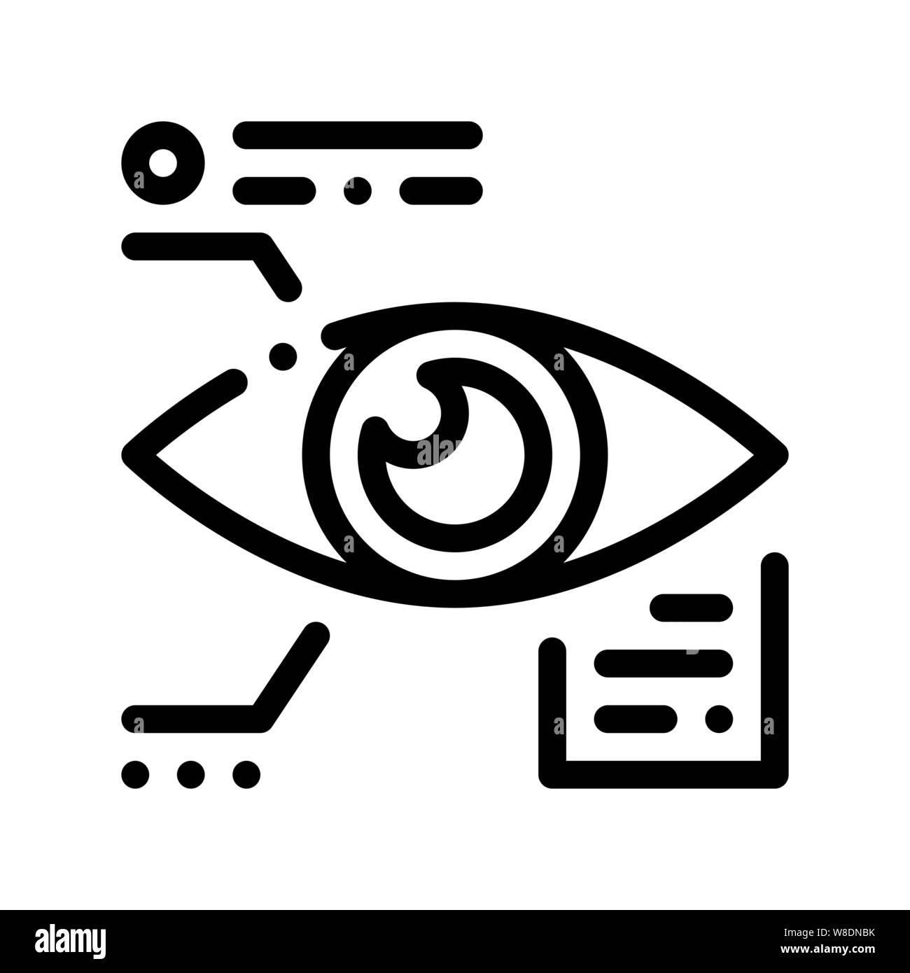 Biometric details Stock Vector Images - Alamy