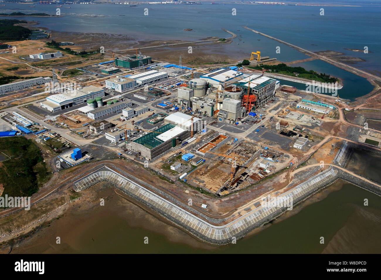 --FILE--The Fangchenggang Nuclear Power Plant is under construction in ...