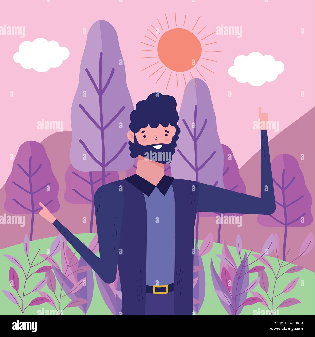 Avatar of a man design, Boy male person human and attractive theme ...