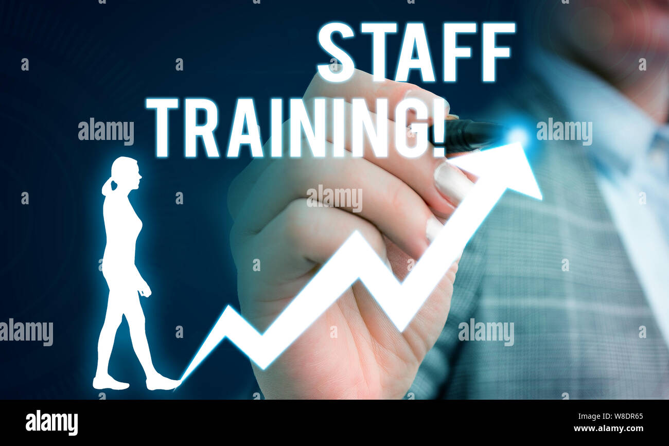 Handwriting text writing Staff Training. Conceptual photo learn ...