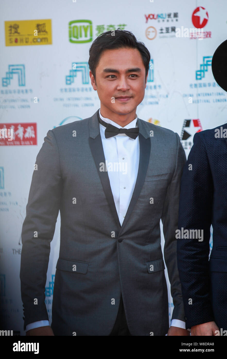 Taiwanese actor Ming Dao poses on the red carpet for the 3rd China ...
