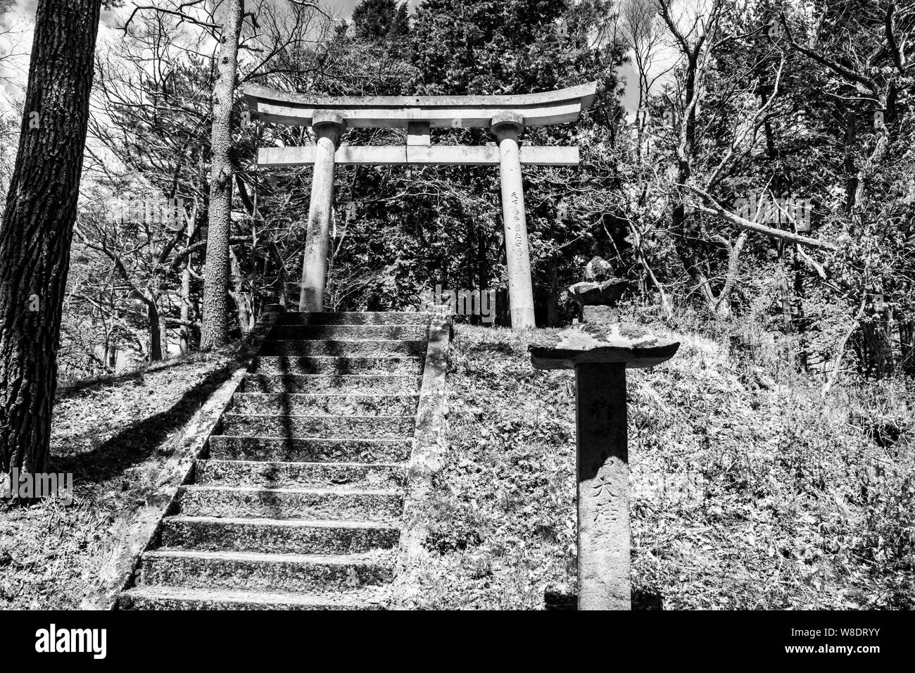 Stone torii gate hi-res stock photography and images - Alamy