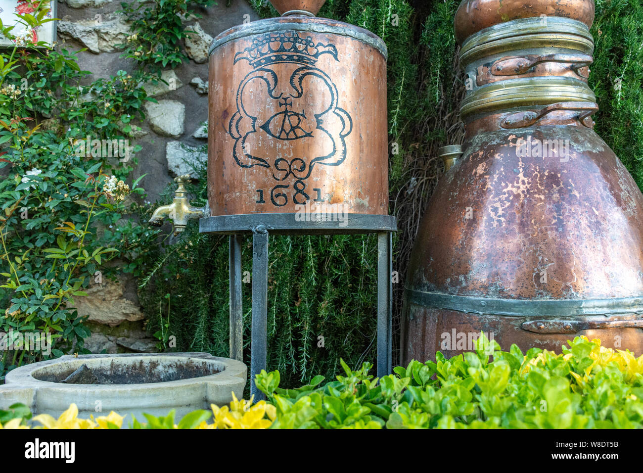 Italy, Capri, exhibition of ancient perfume distillers Stock Photo - Alamy