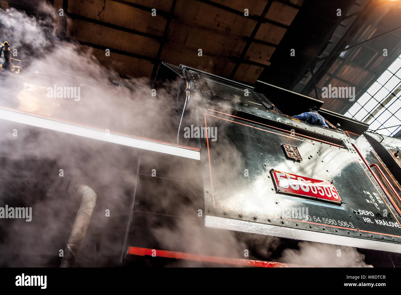 Old steam locomotive from czech republic Stock Photo - Alamy