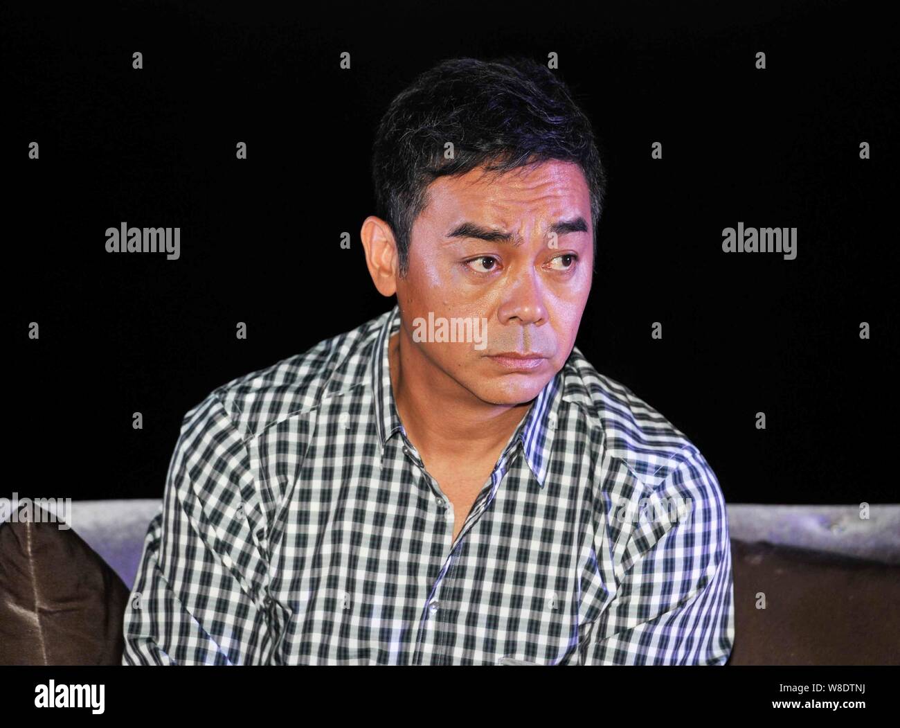 Hong Kong actor Sean Lau attends a press conference for his movie "A ...