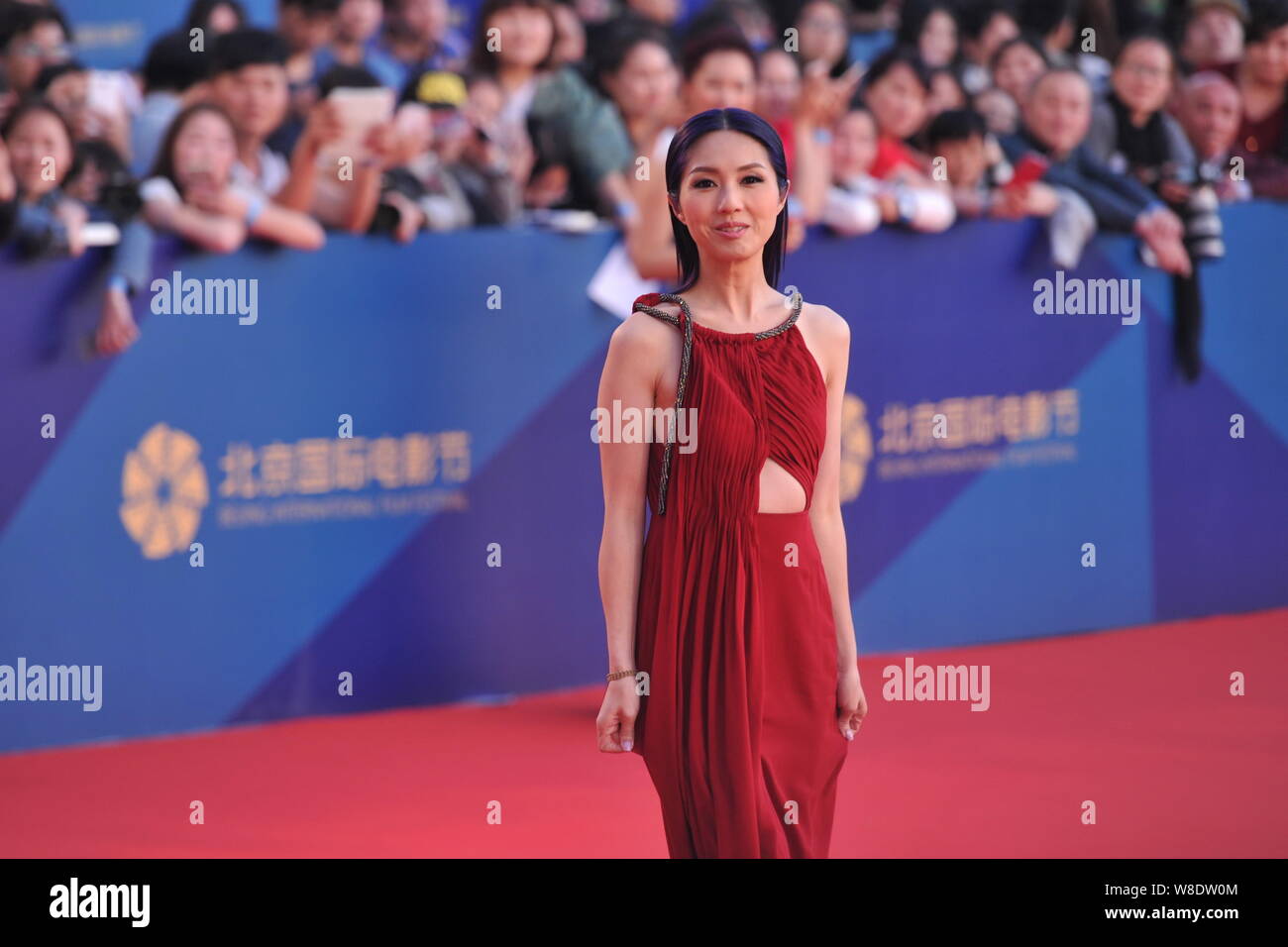 Hong Kong singer and actress Miriam Yeung arrives on the red carpet for ...