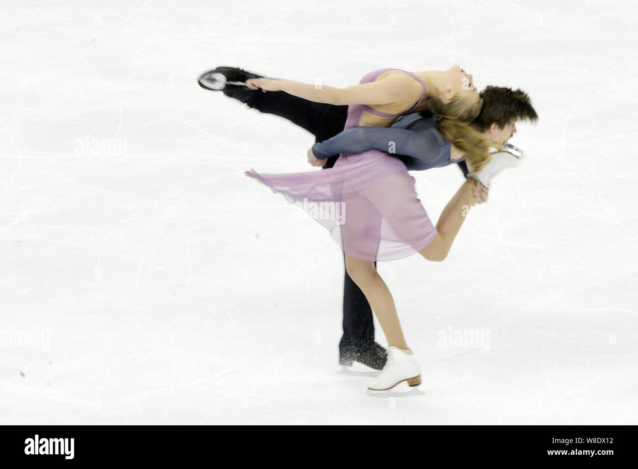 Alexandra Stepanova And Ivan Bukin Of Russia Perform During The Ice Dance Free Dance Of The Isu