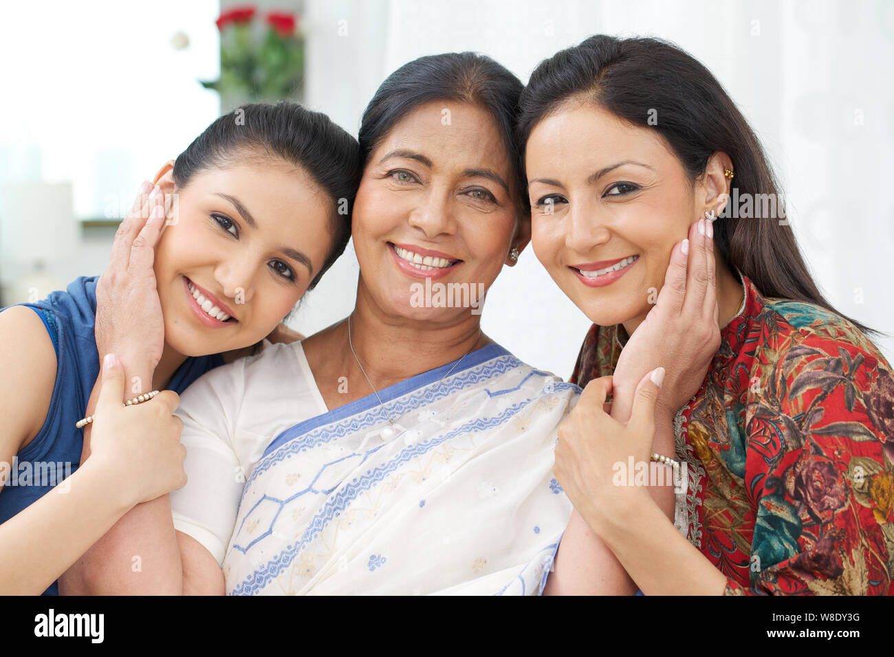Three generation of women Stock Photo - Alamy