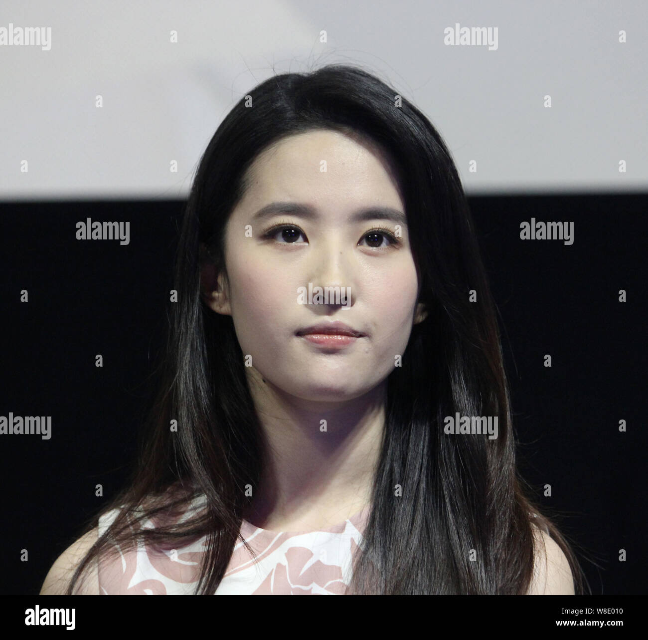 Chinese actress Liu Yifei attends a fan meeting to promote her new ...